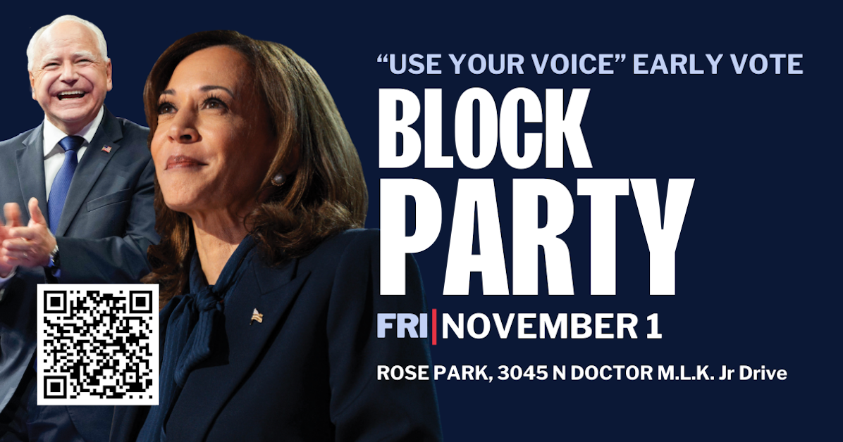 North Milwaukee "Use Your Voice" Early Vote Block Party · Mobilize